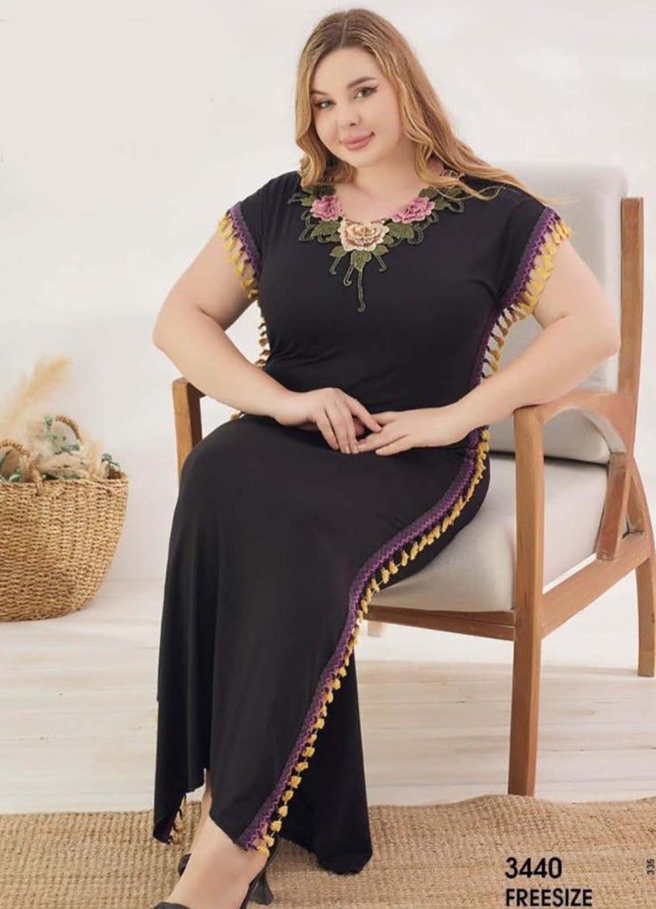 M S Y عبايه منزلي فري سايز تركي صيفي 3440 من – MSY GALLERY