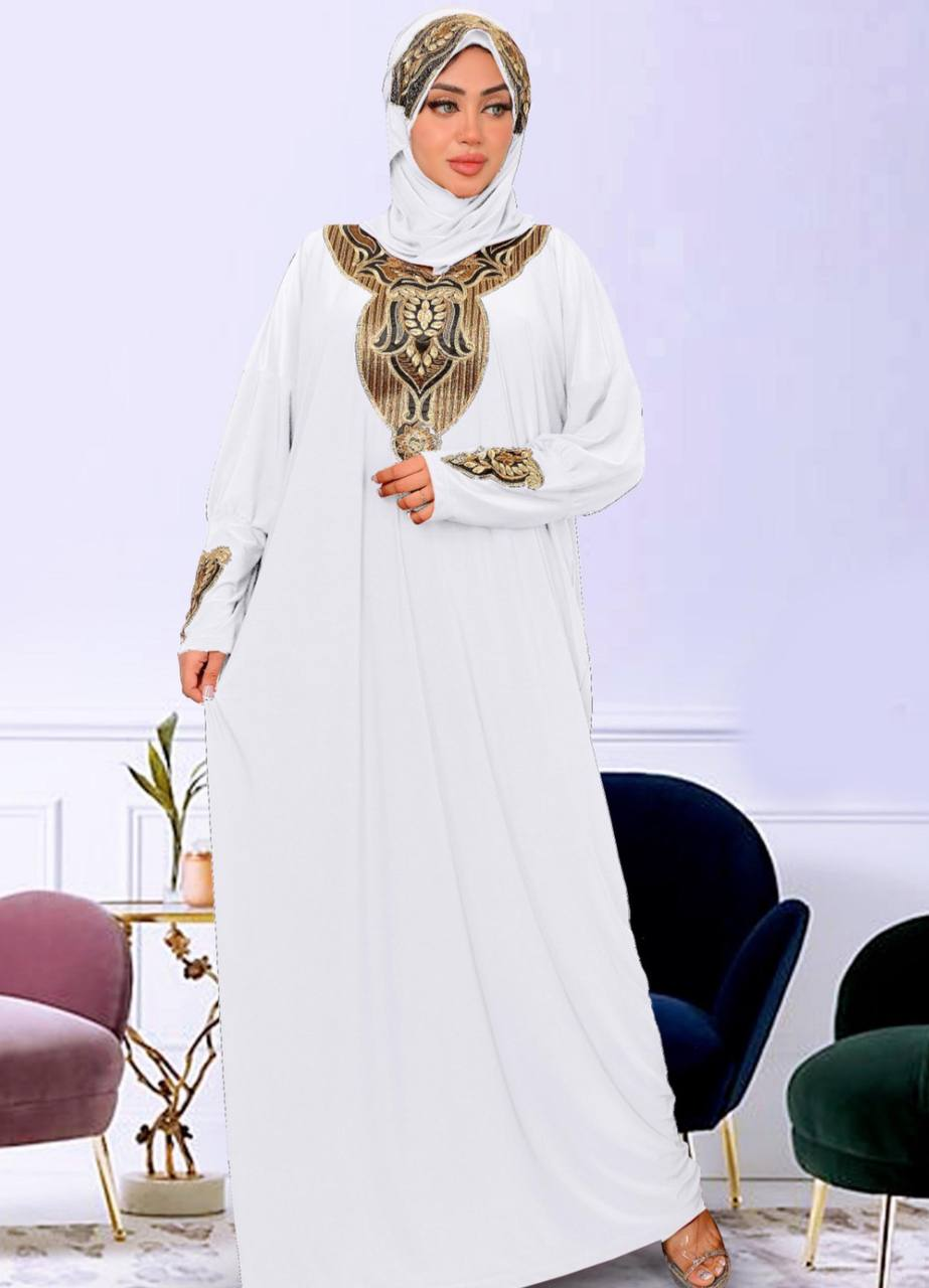 اسدال محجبات ابيض 8002 من لبسي – MSY GALLERY