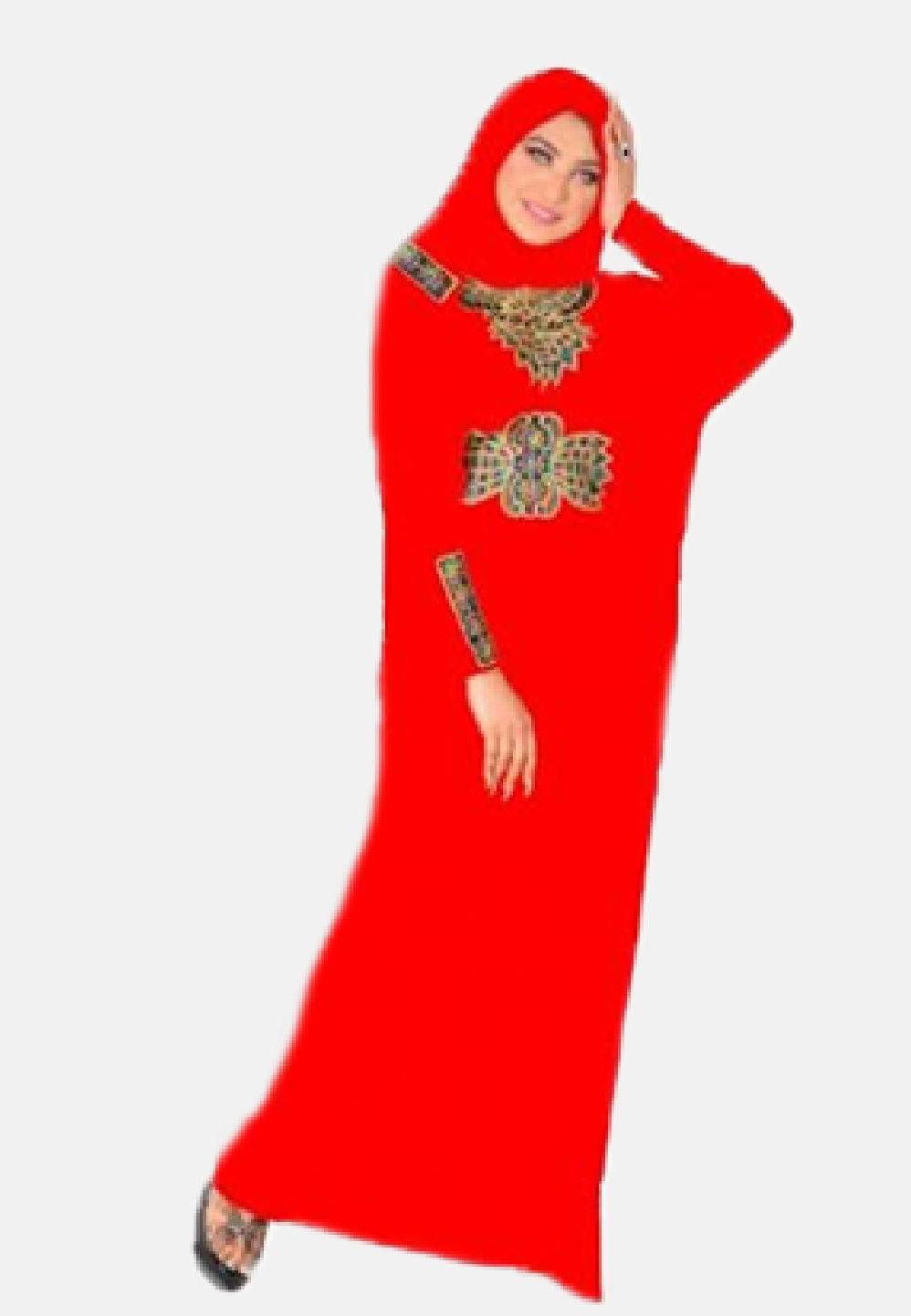 Elegant isdal free size 428 red - LEBSY dress - clothing store – MSYGALLERY