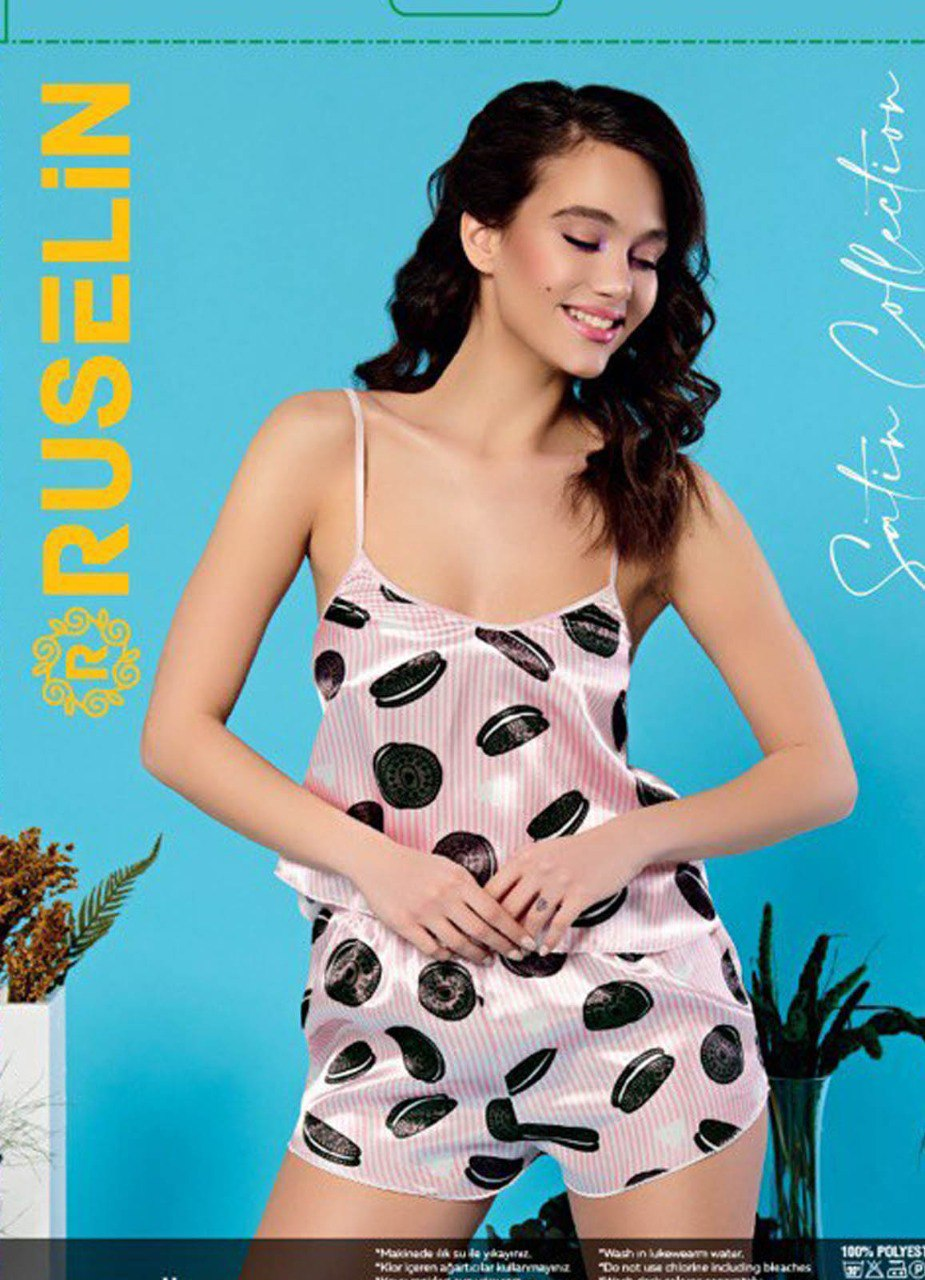 Turkish lingerie 2 pieces, embossed, soft satin 12043 from Lebsy - LEBSY - Clothing Store ...